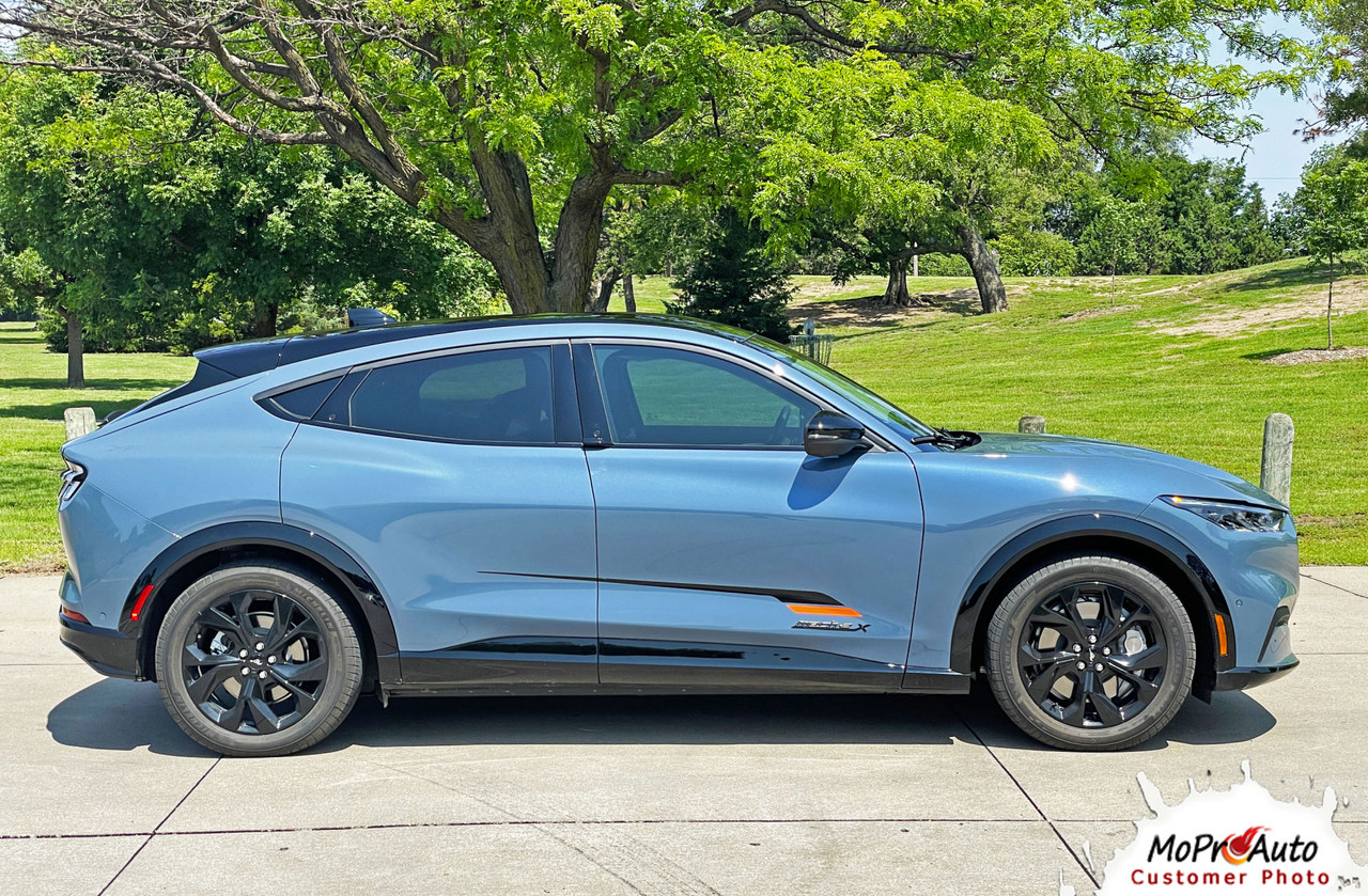 LOW VOLTAGE | Ford Mustang Mach-E Side Body Decals Door Stripes Rally ...