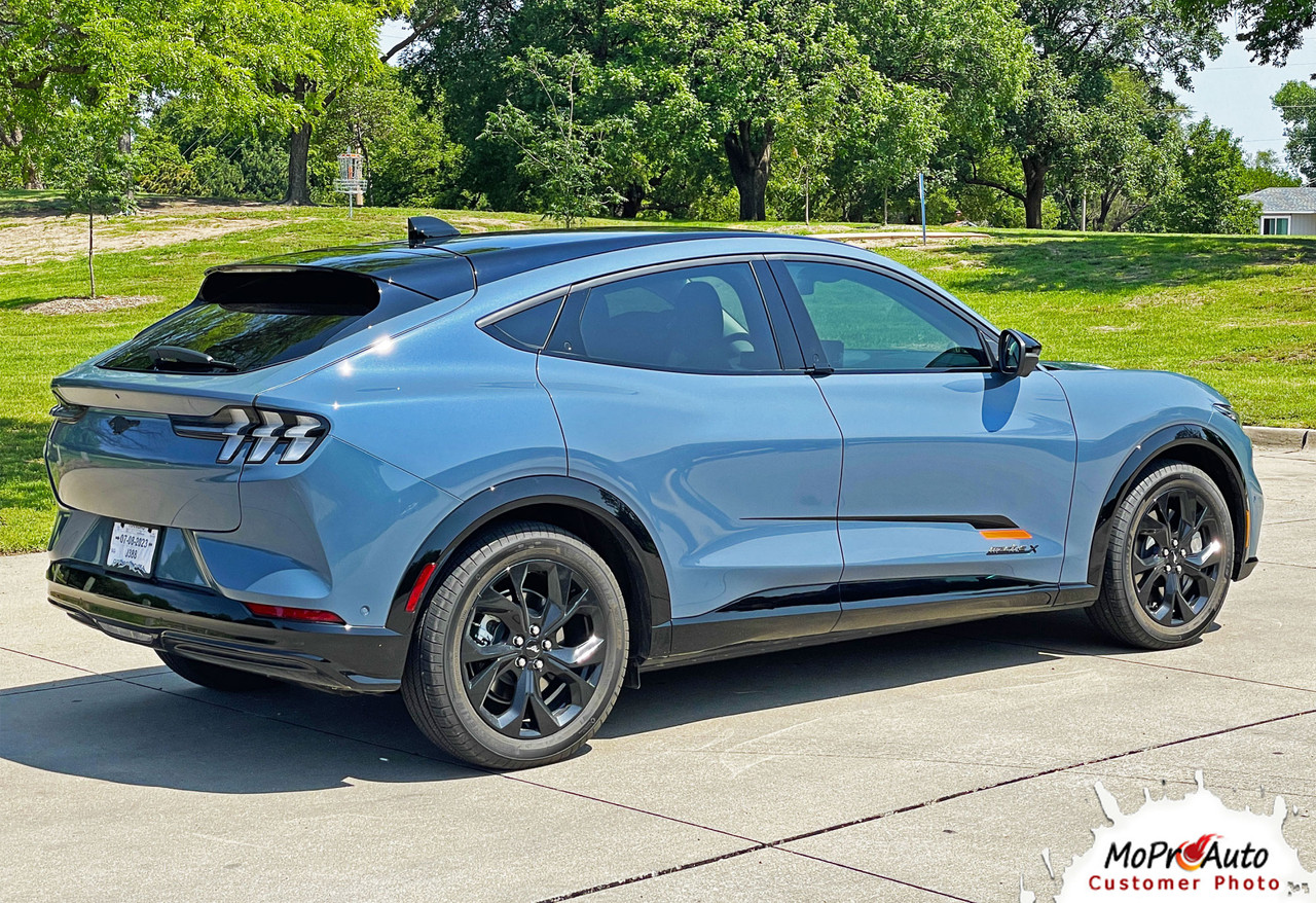 LOW VOLTAGE | Ford Mustang Mach-E Side Body Decals Door Stripes Rally ...