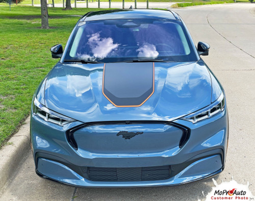 MACH SONIC DIGITAL : Ford Mustang Mach-E Hood Stripes Mach E Style ...