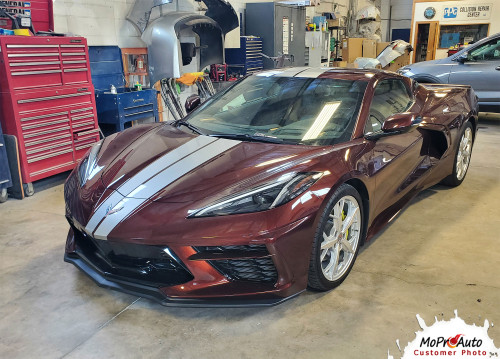 C8 RALLY : 2020-2024 Chevy Corvette C8 Racing Stripe Rally Hood Vinyl ...