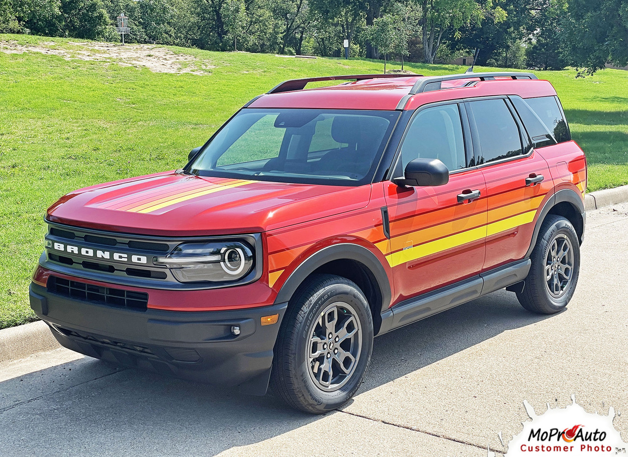 SUNSETTER : Ford Bronco Sport Side Body Door Vinyl Graphics with Hood ...