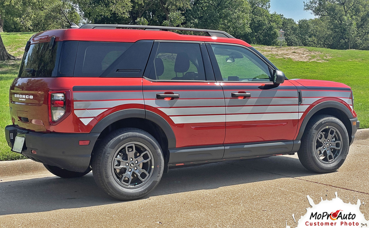 SUNSETTER MONO : Ford Bronco Sport Side Body Door Vinyl Graphics with ...