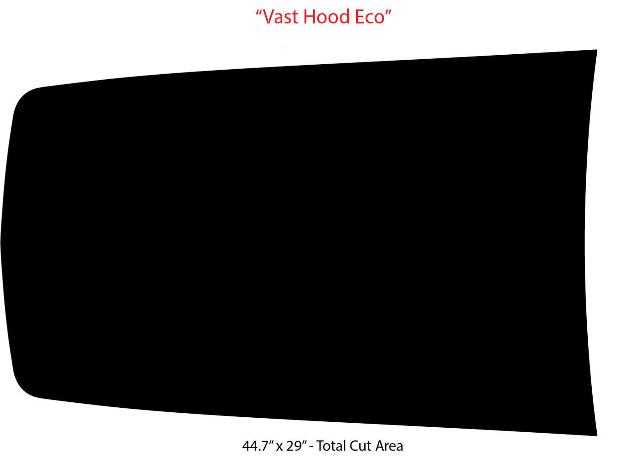 VAST HOOD : 2024 2025 Ford Mustang GT and Ecoboost Hood Decals Blackout ...