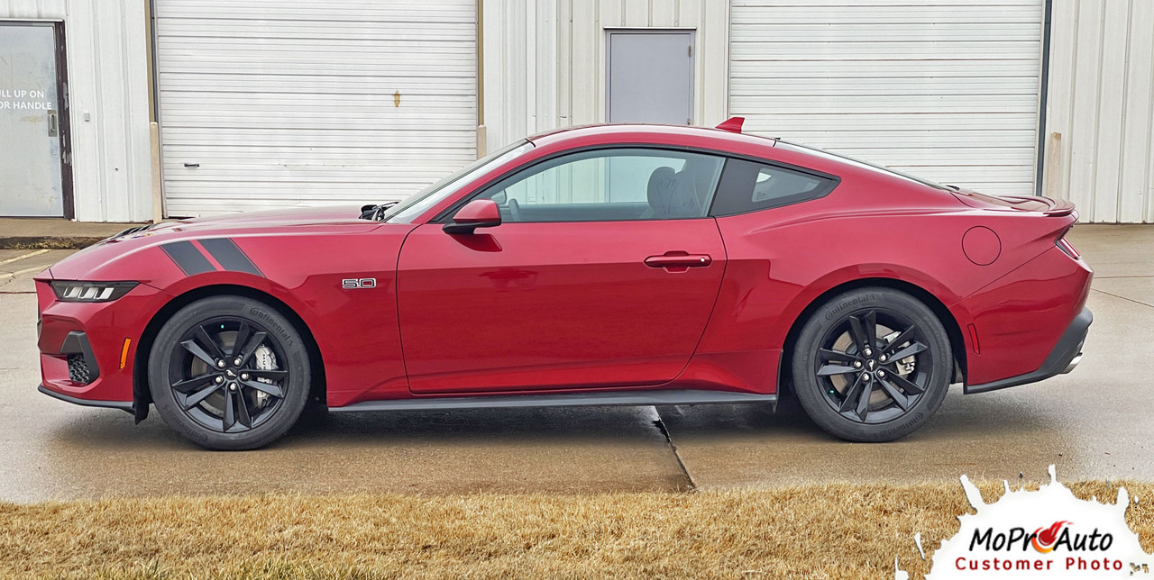 PONY DOUBLE BAR | 2024-2026 Ford Mustang GT & Ecoboost Hood to Fender ...