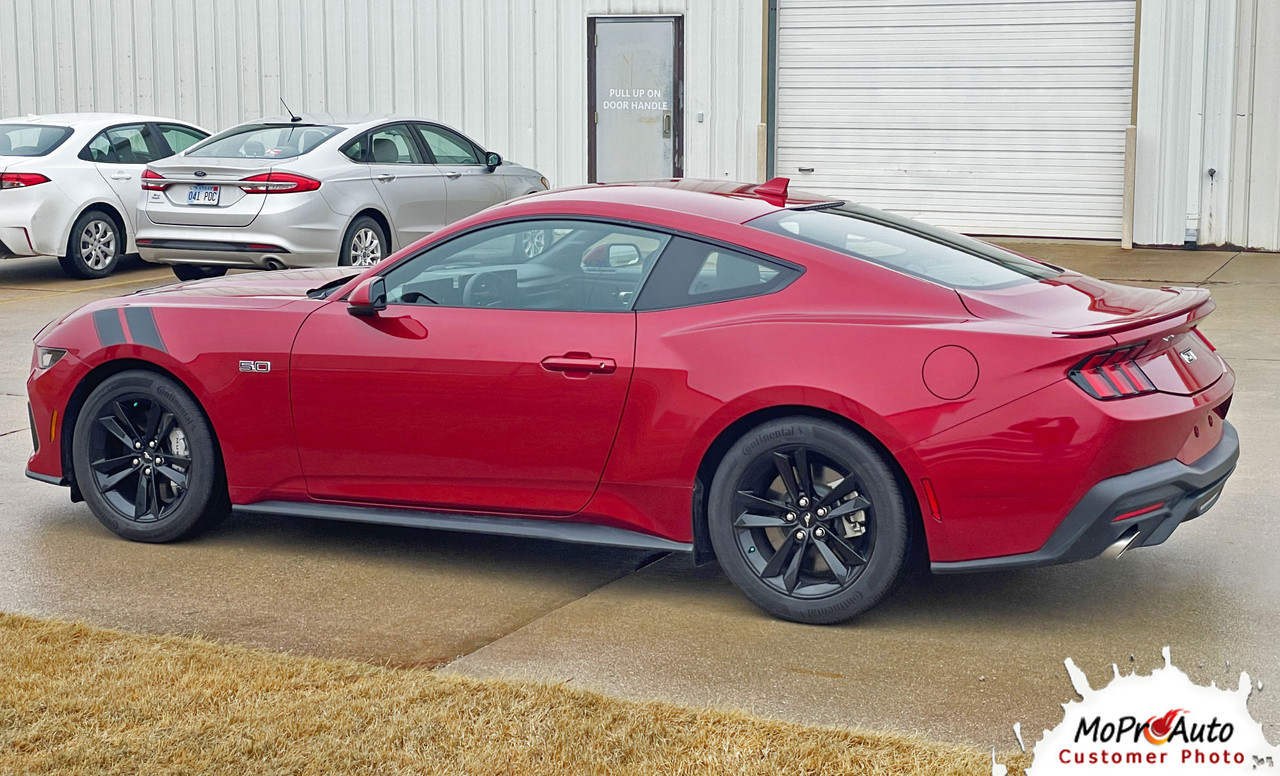 PONY DOUBLE BAR | 2024-2026 Ford Mustang GT & Ecoboost Hood to Fender ...