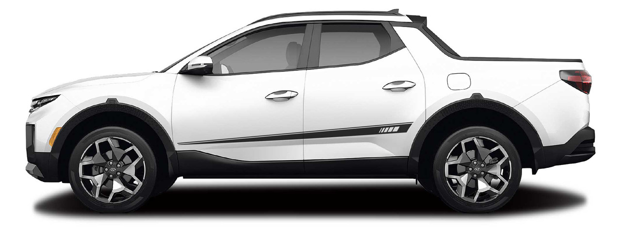 BROW Hyundai Santa Cruz Side Body Vinyl Graphics Door Stripes Decals ...