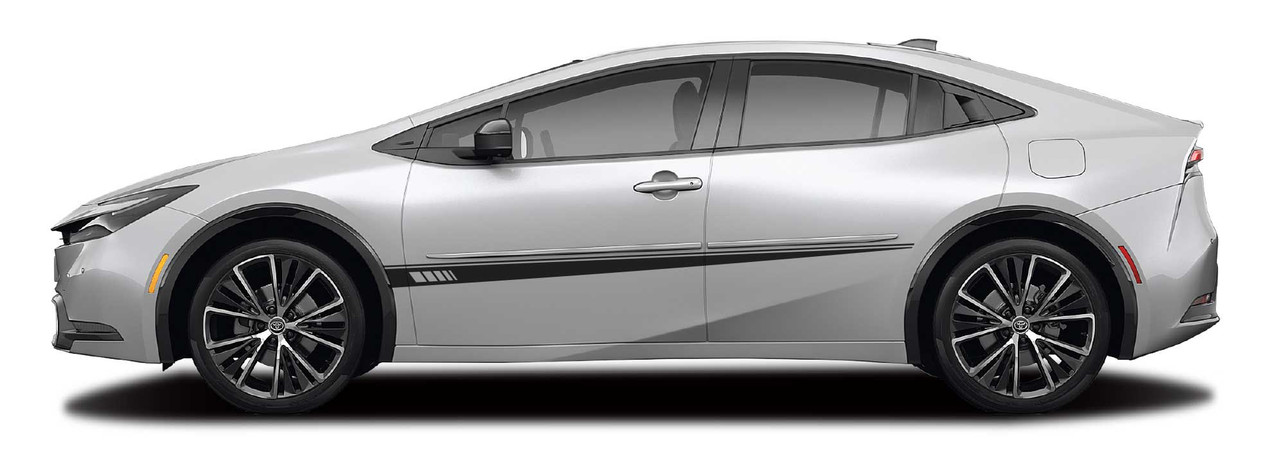 BROW Toyota Prius Side Body Vinyl Graphics Door Stripes Decals ...