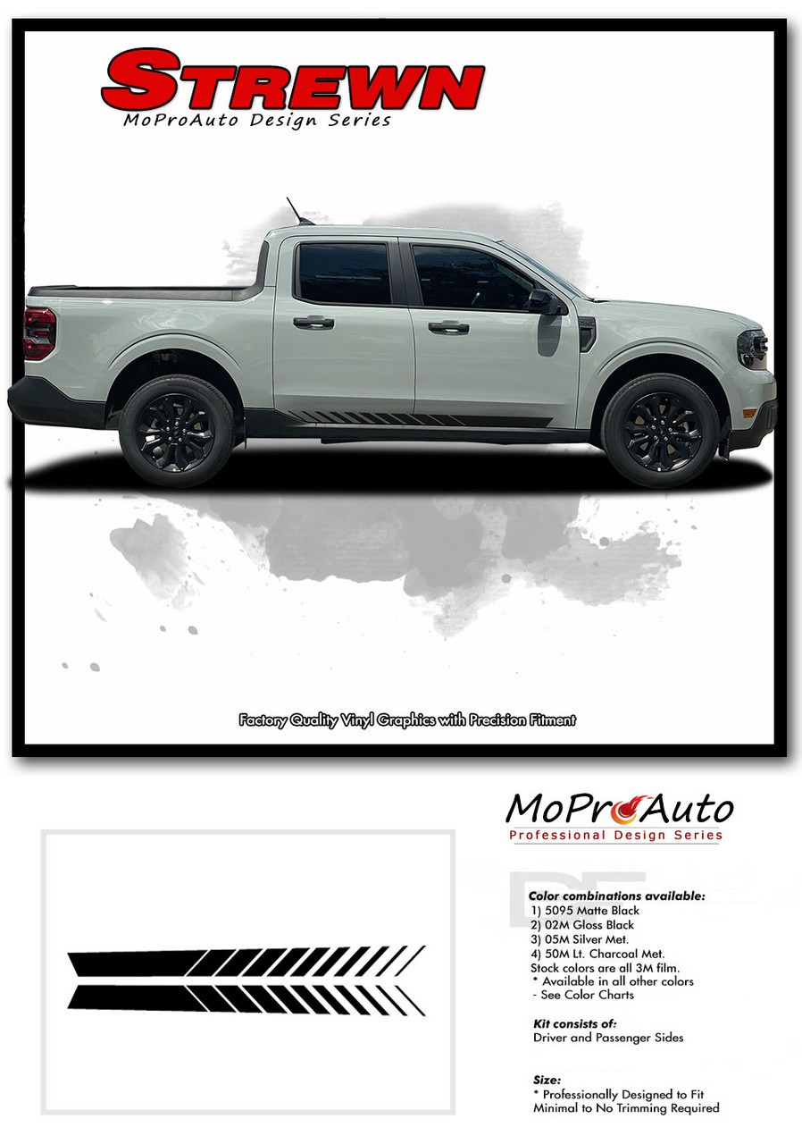 STREWN ROCKER | Ford Maverick Side Body Door Rocker Stripes Vinyl ...