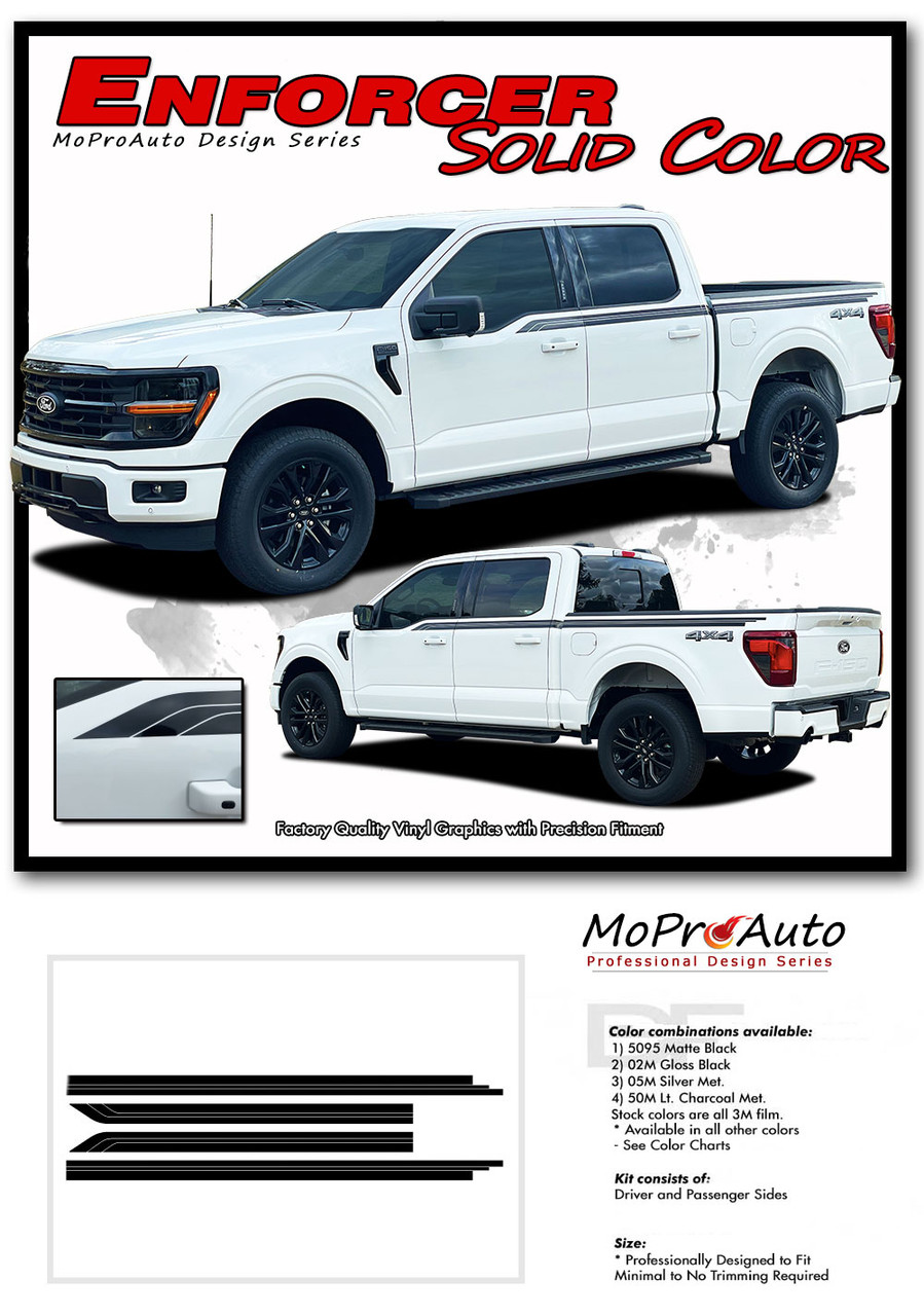 ENFORCER FP700 | 2021-2026 Ford F-150 Side Body Decals Stripes ...