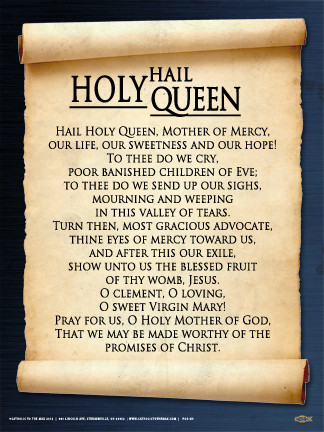 Hail Holy Queen Wall Graphic - Steubenville Press