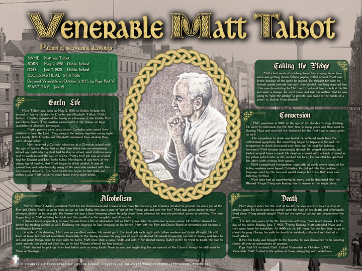 Venerable Matthew Talbot Explained Poster