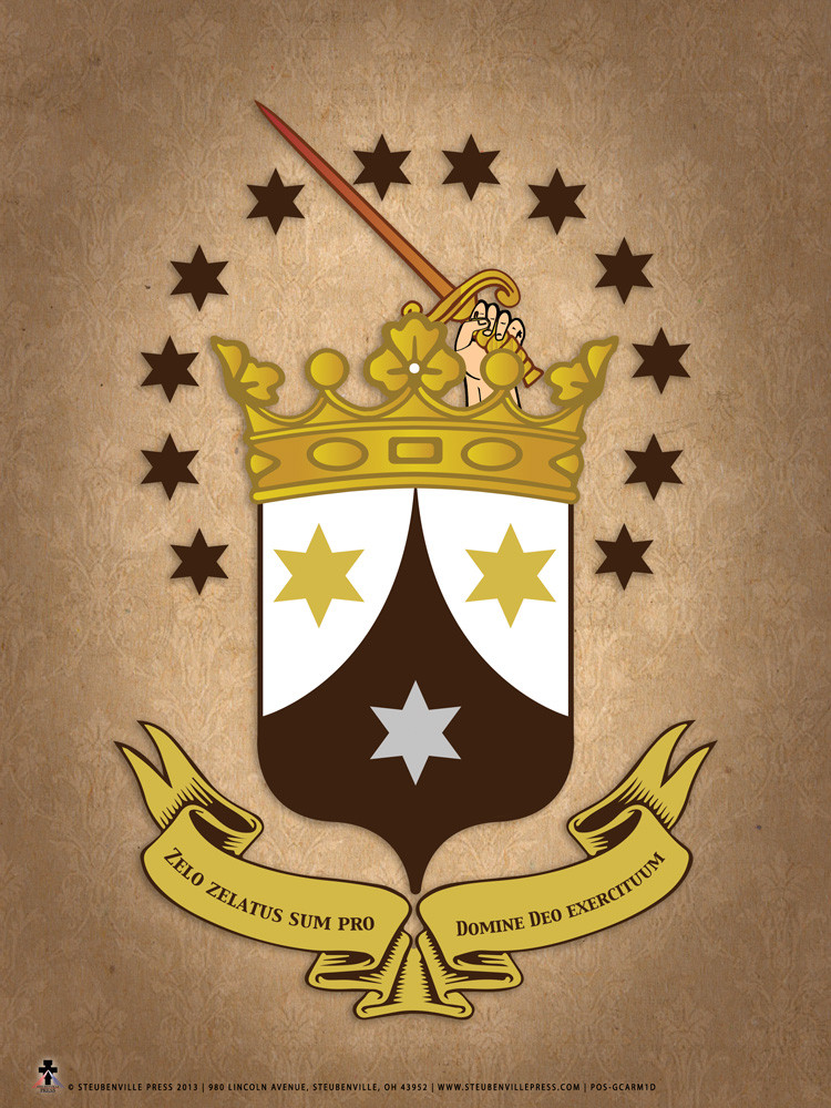 Carmelite Crest Graphic Poster