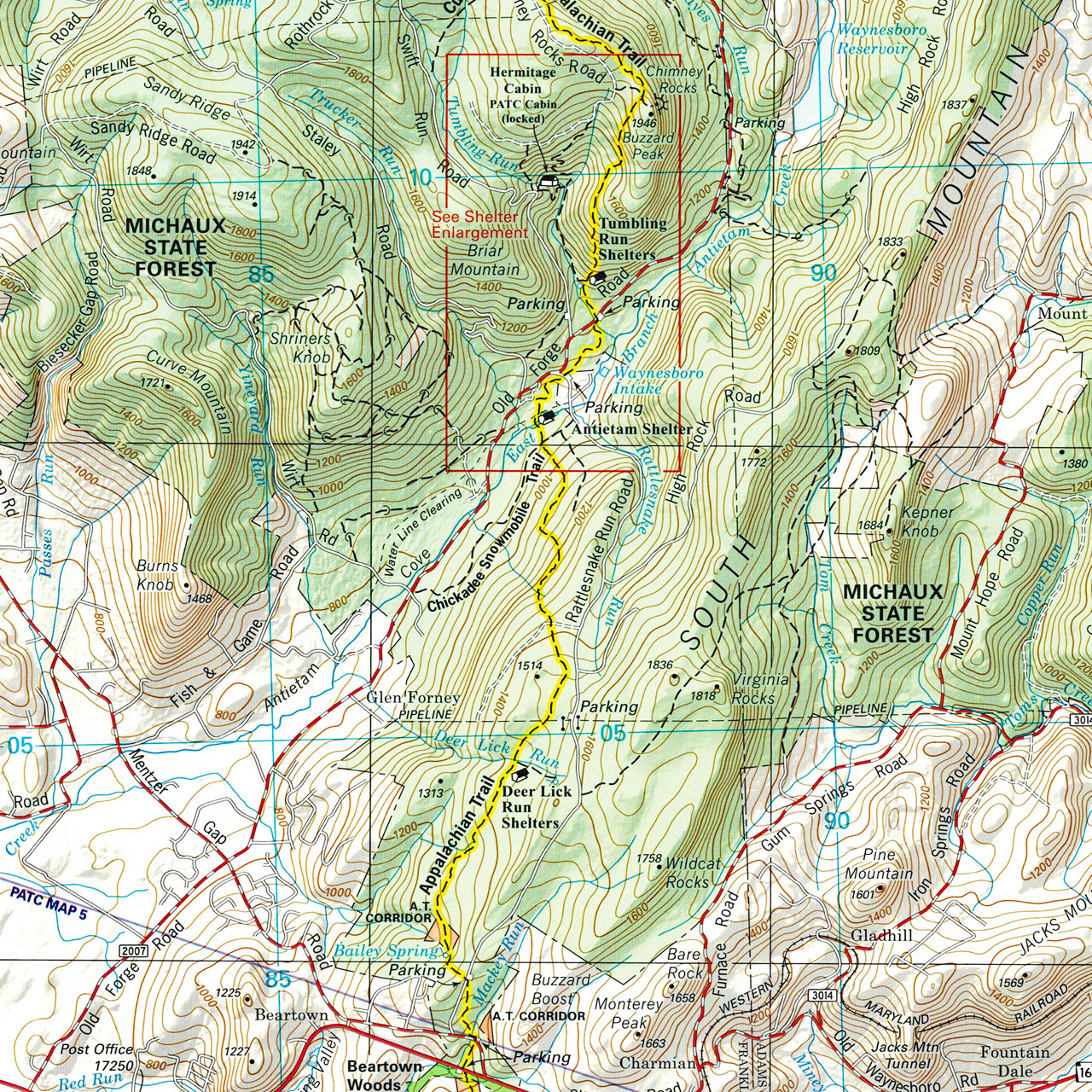 Set 05 - Pennsylvania Guide with Maps - Appalachian Trail Conservancy