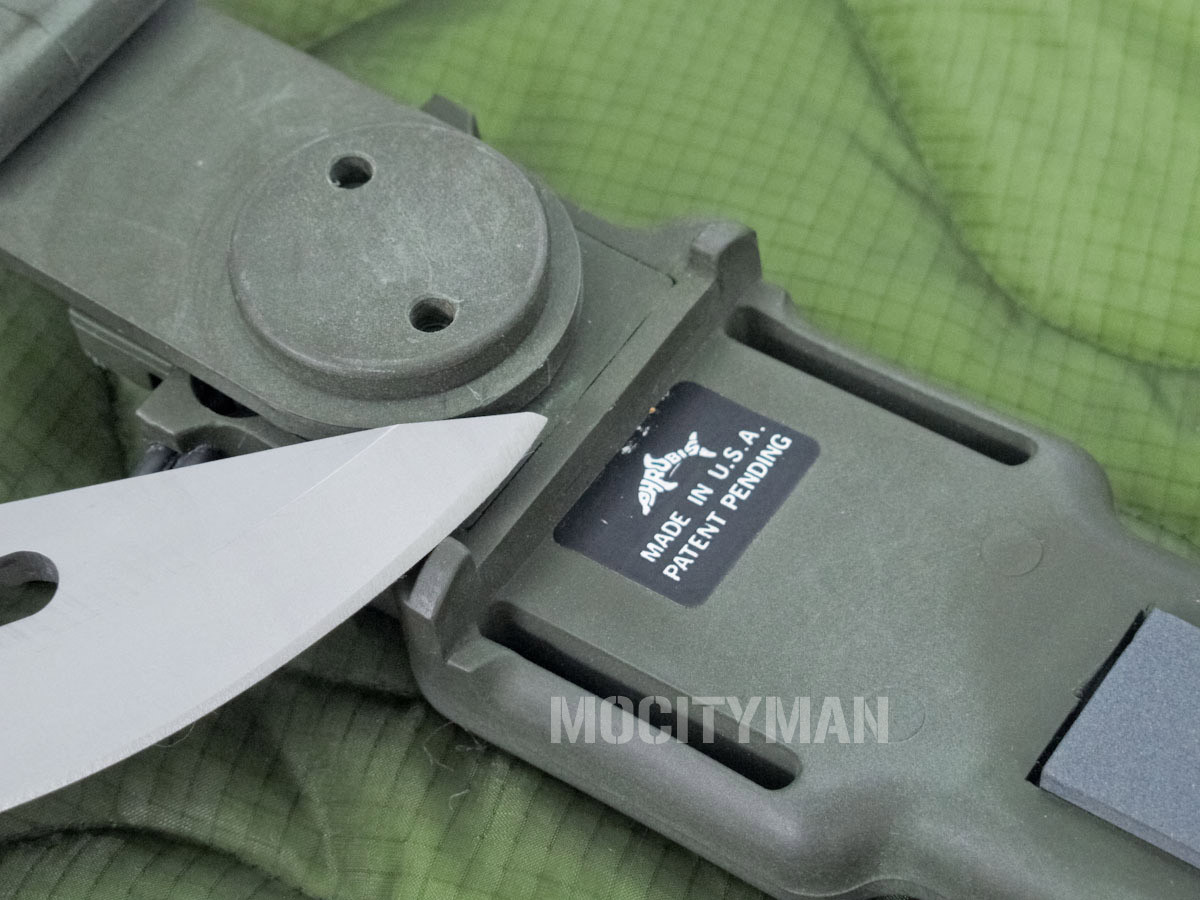 Phrobis M9a1 Rare 1st Generation Trials Bayonet With Scabbard And Manual Green Usa Made