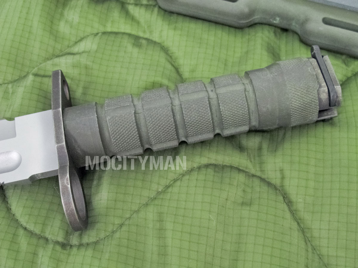 Phrobis M9a1 Rare 1st Generation Trials Bayonet With Scabbard And Manual Green Usa Made