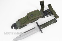 USMC Buck + M9 Bayonet with Scabbard - 1991 - Phrobis Style - Complete ...