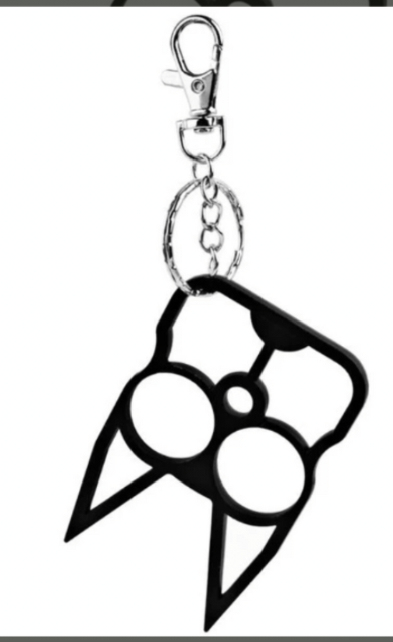 Cat Self Defense Key Chain Black - keyscutlery.com