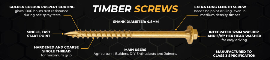 Sleeper Screws, Buy Timberlok Screw Set | Toolden