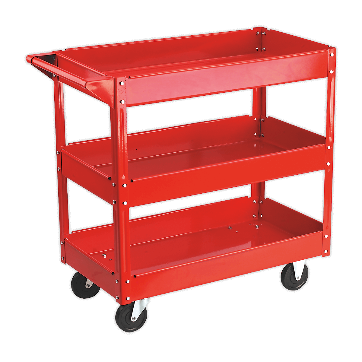 Sealey CX108 Workshop Trolley 3-Level Heavy-Duty | Toolden