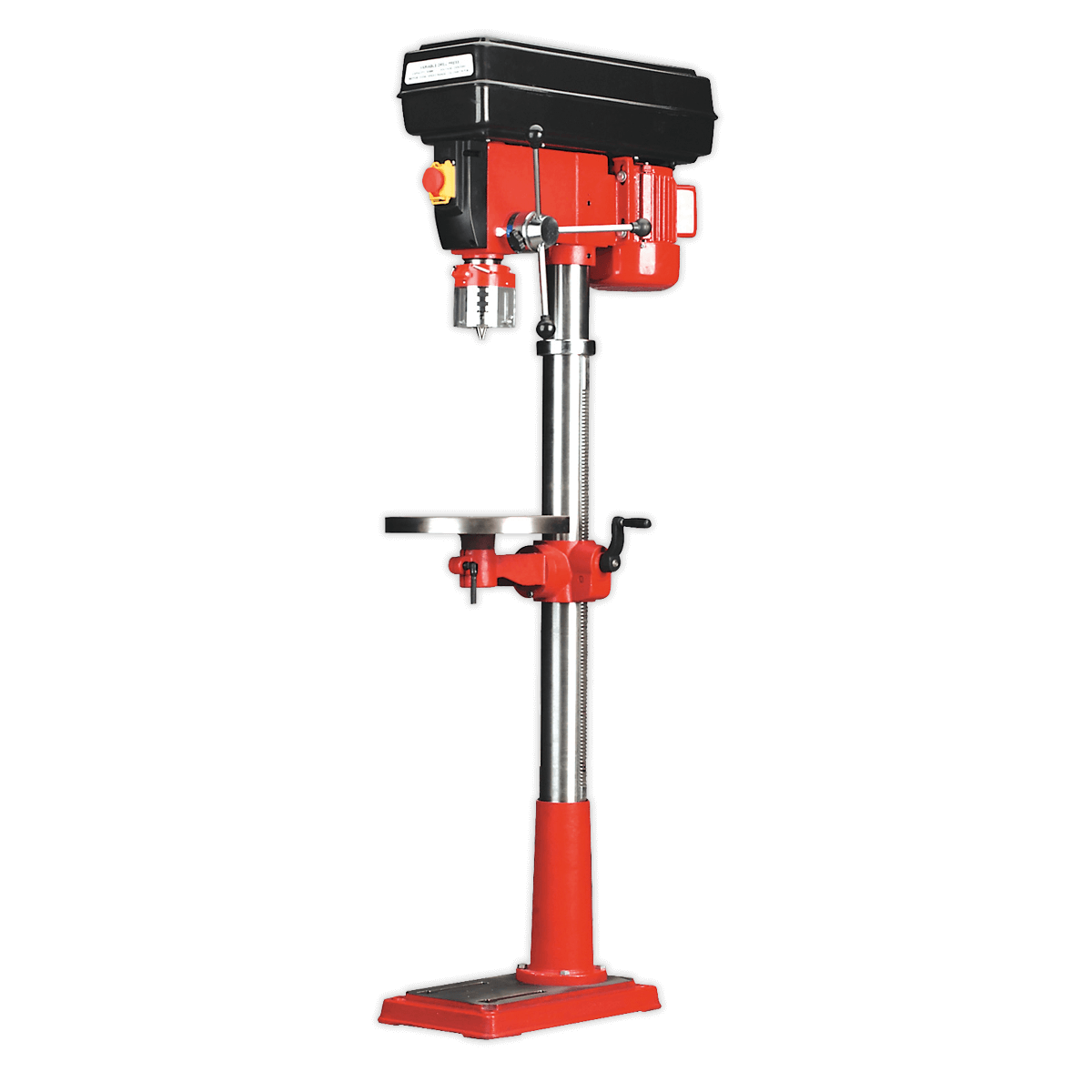 Sealey GDM200F Pillar Drill Floor 16-Speed 1630mm Height 650W/230V ...
