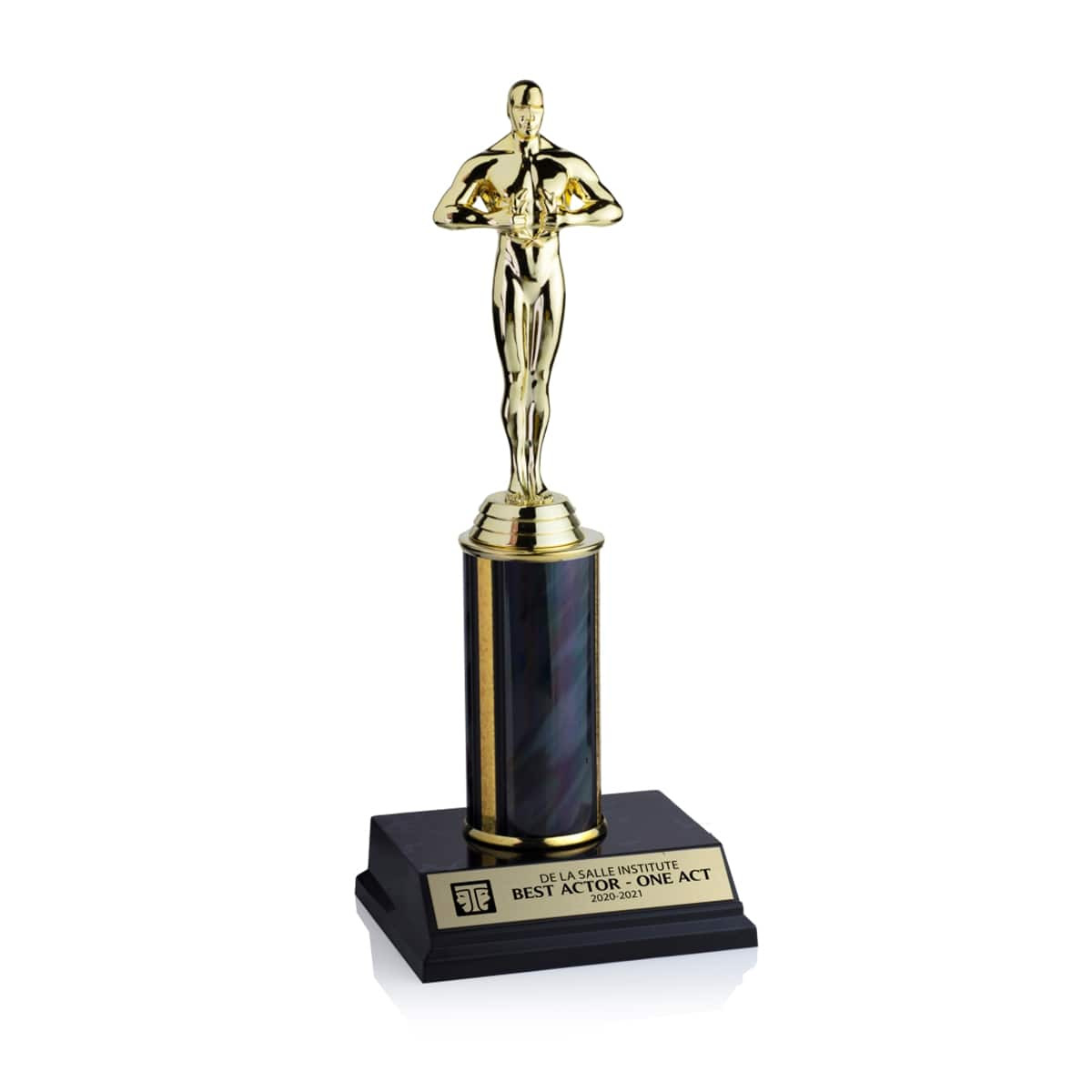 gold trophy statue