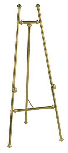 Elegant Brass Easel, Brass. Made in the USA (DF650)