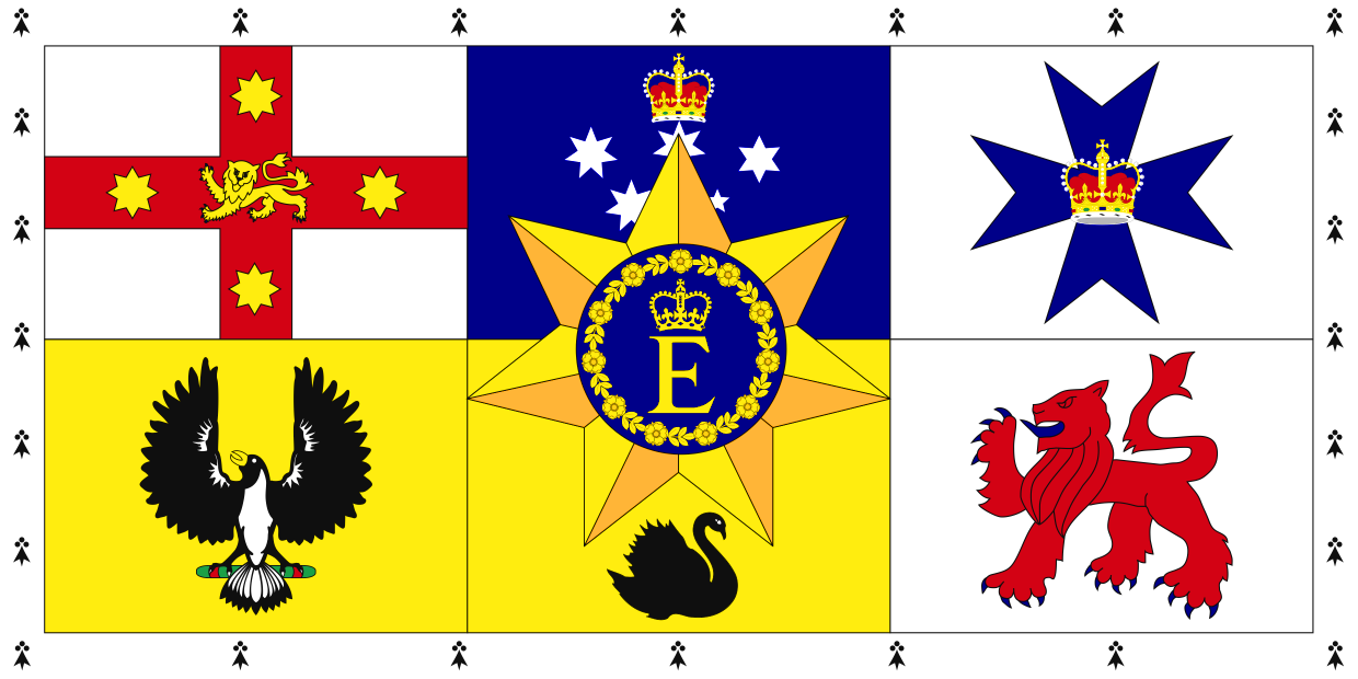 Buy Personal Flag of HM The Queen (Australia) Online | Printed & Sewn ...