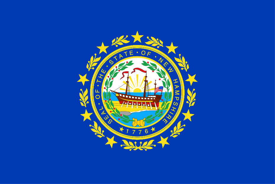 Buy New Hampshire State Flag Online | Printed & Sewn Flags | 13 sizes
