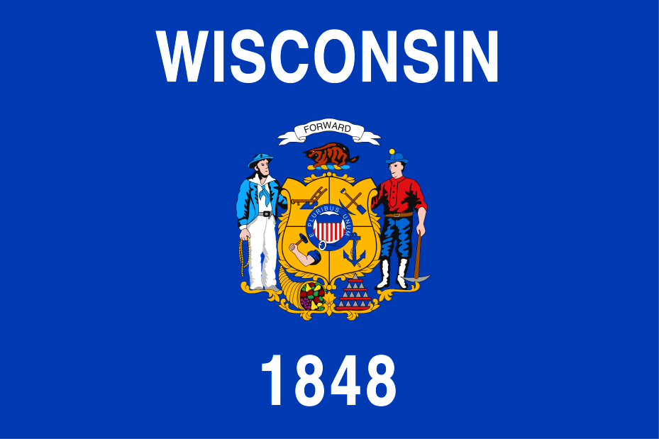 Buy Wisconsin State Flag Online | Printed & Sewn Flags | 13 sizes