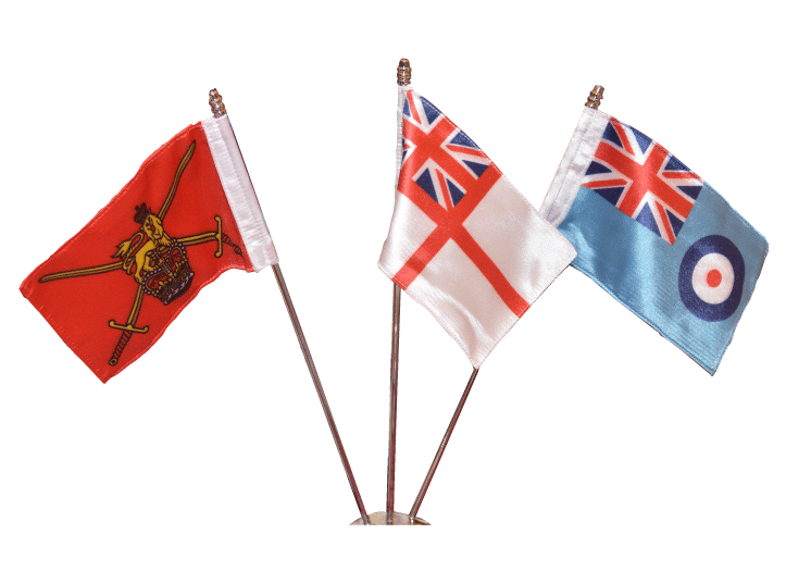 Custom Table Flags | Made in UK | Satin Table flags