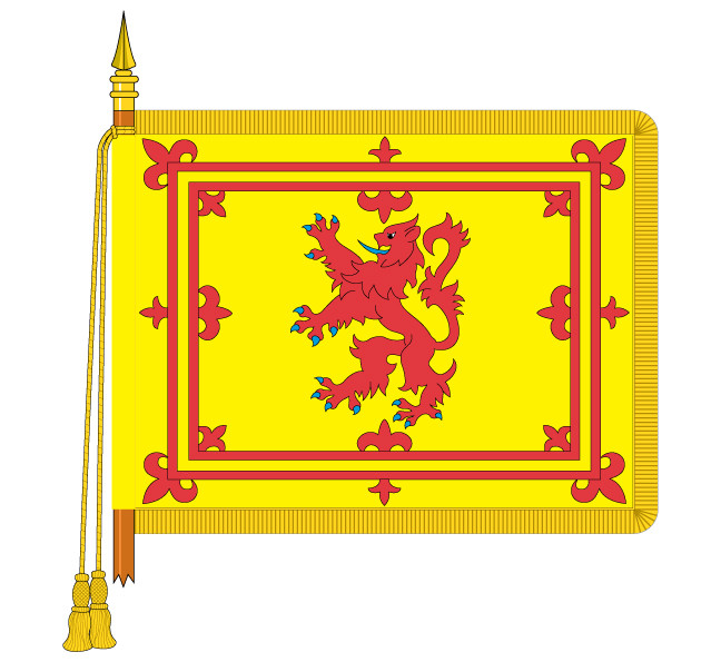 Buy Ceremonial Scottish Standard Flag Online | High Quality | Handmade ...