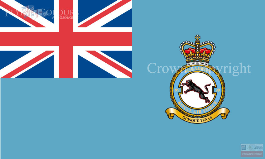 RAF 99 Squadron Ensign | Officially Licenced MoD Artwork Flags | Made ...