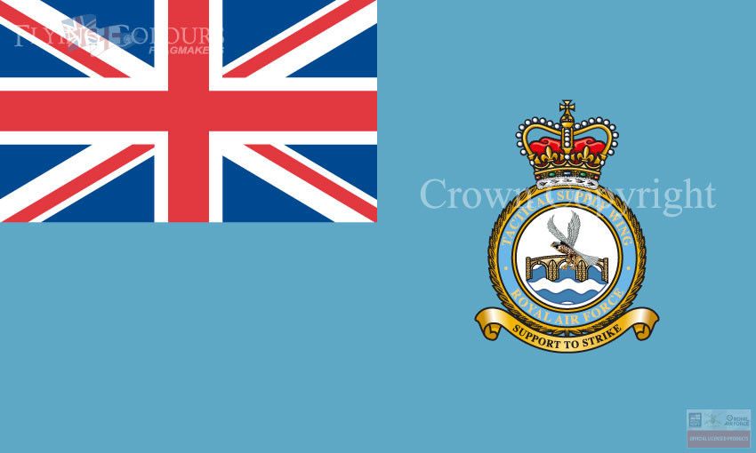 RAF Tactical Supply Wing Ensign | Officially Licenced MoD Artwork Flags ...