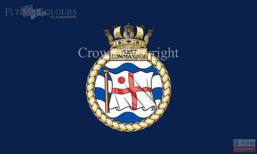 Fleet Commander Flag | Officially Licenced MoD Artwork Flags | Made in ...