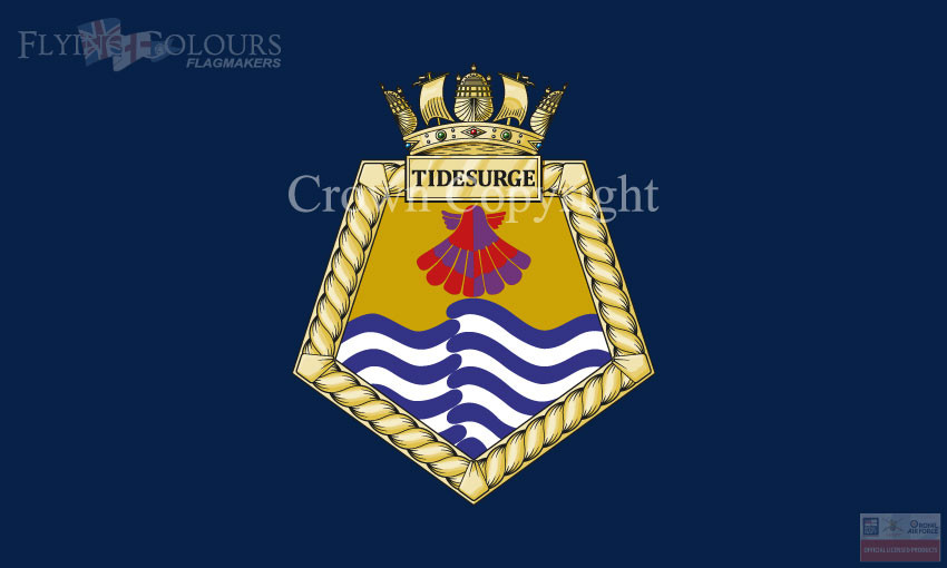 RFA Tidesurge Flag | Officially Licenced MoD Artwork Flags | Made in ...