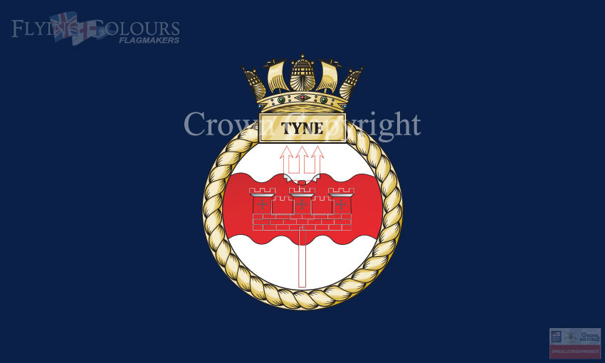 HMS Tyne Flag | Officially Licenced MoD Artwork Flags | Made in Britain