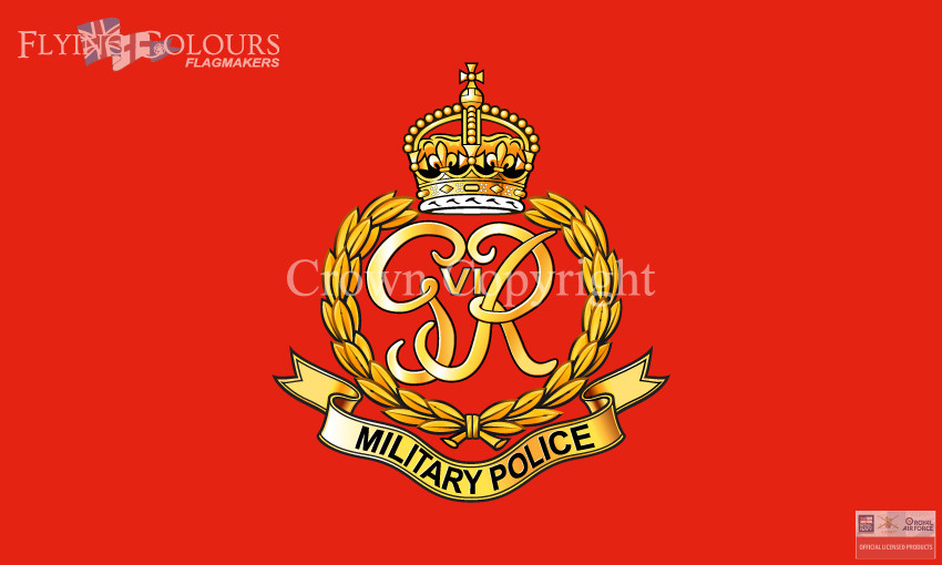 Military Police 1937 46 flag | Officially Licenced MoD Artwork Flags ...
