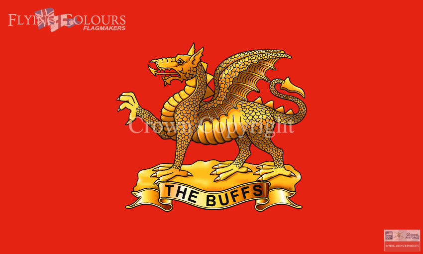 Prince of Wales Royal Regiment The Buffs flag | Officially Licenced MoD ...