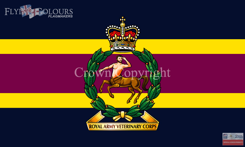 Royal Army Veterinary Corps flag | Officially Licenced MoD Artwork ...