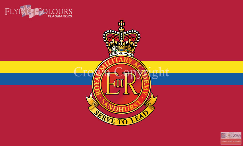 Royal Military Academy Sandhurst flag | Officially Licenced MoD Artwork ...