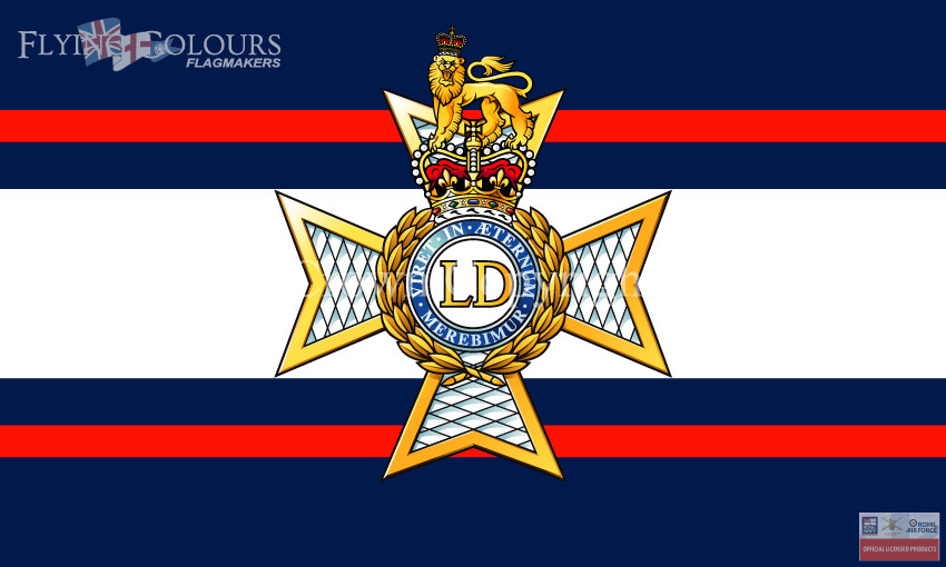 The Light Dragoons flag | Officially Licenced MoD Artwork Flags | Made ...