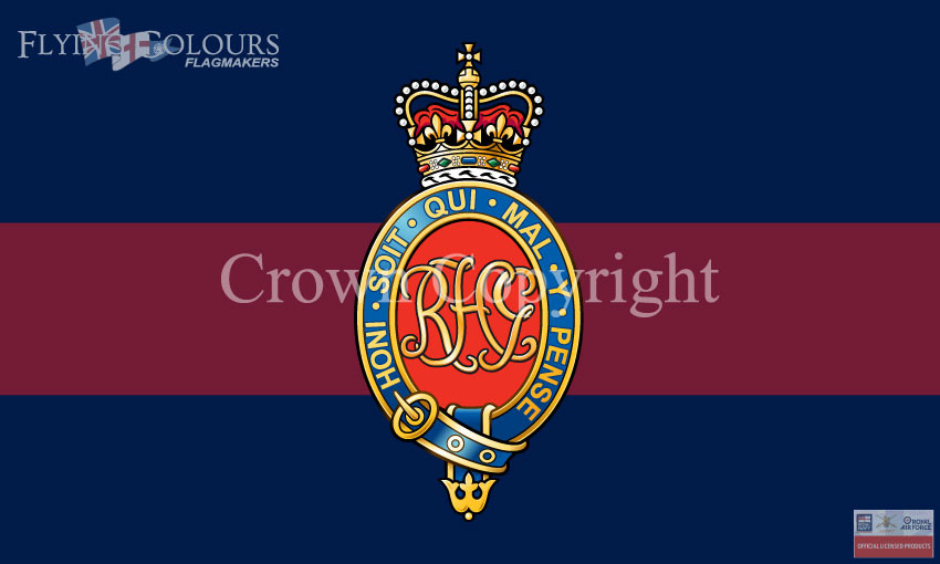 The Royal Horse Guards flag | Officially Licenced MoD Artwork Flags ...