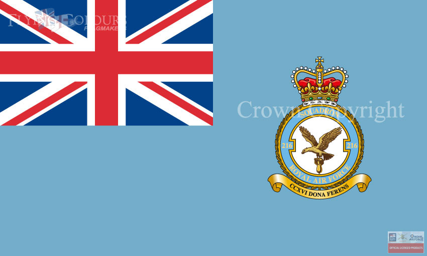 RAF 216 Squadron Ensign | Officially Licenced MoD Artwork Flags | Made ...