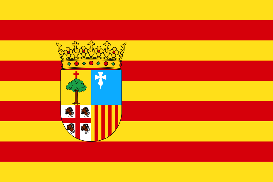Buy Aragon Flag Online | Printed & Sewn Flags | 13 sizes