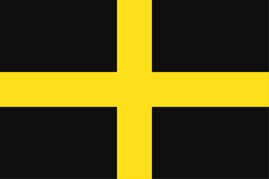 Buy St David s Cross Flag Online | British Made Flags | 13 sizes