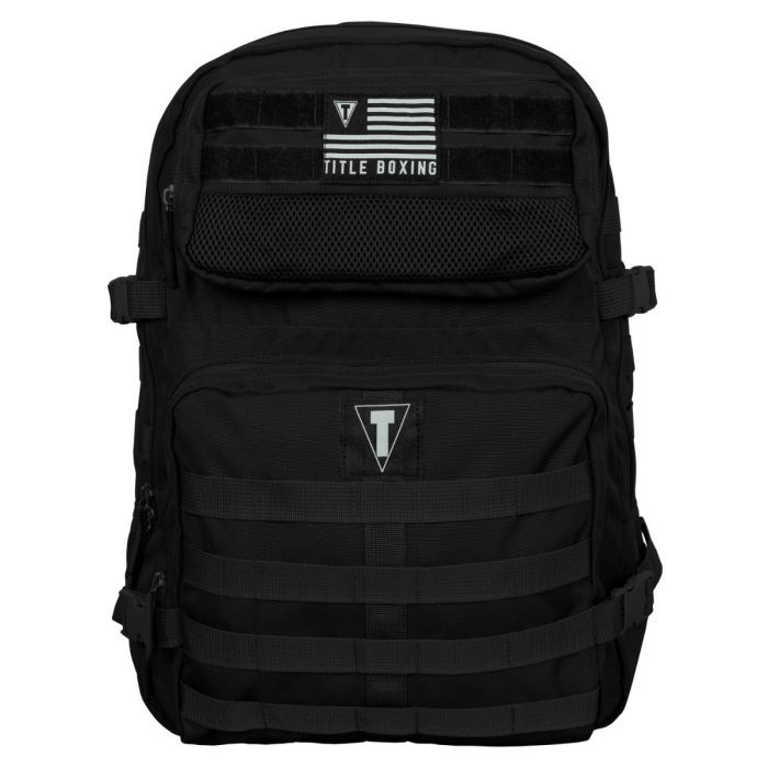 TITLE Boxing Tactical Combat Backpack Black - TheAnxietyStore.com