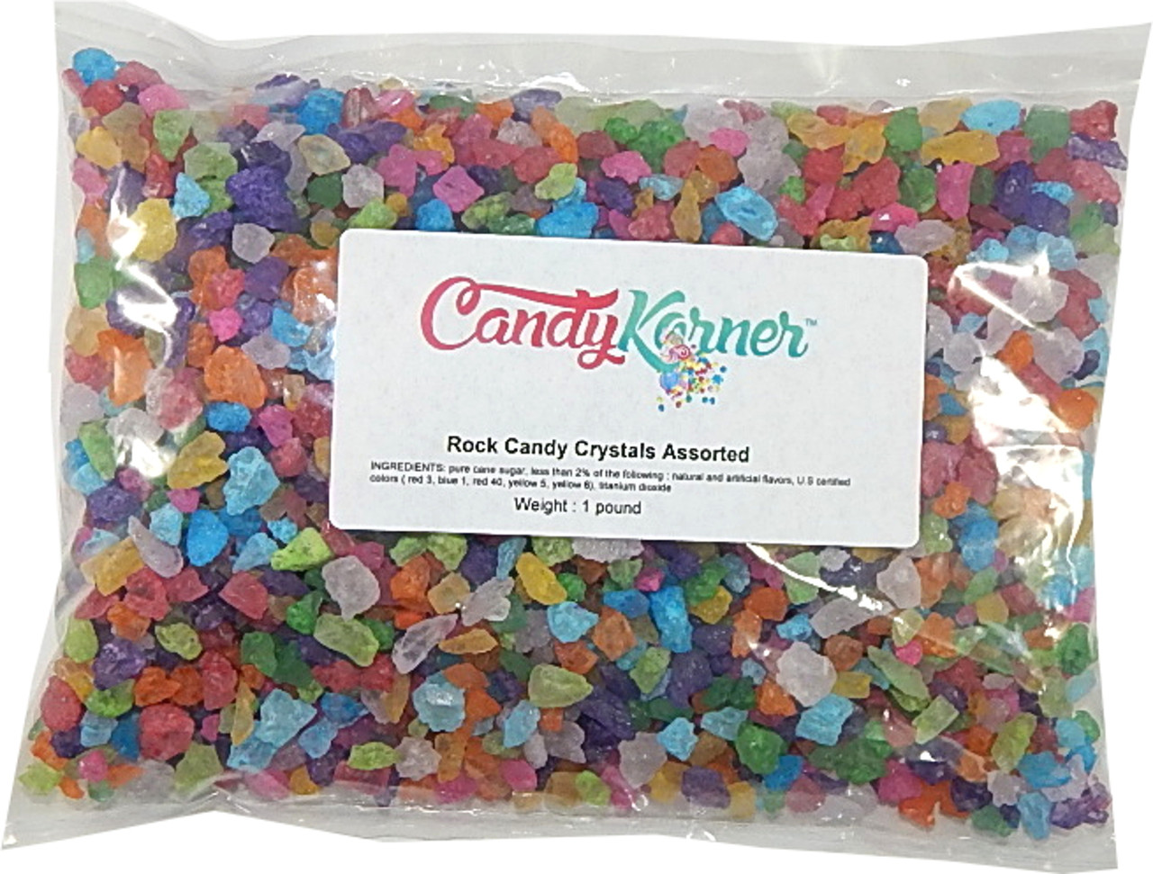 Dryden And Palmer Assorted Rock Candy Crystals 1 Pound ( 16 OZ ...