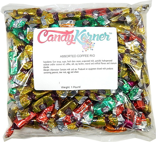 Coffee Rio Assorted Flavors Coffee Caramels 1 Pound ( 16 OZ ) By Candy ...
