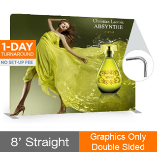 FTD 8 ' Straight - Double Sided - Graphic Only ...