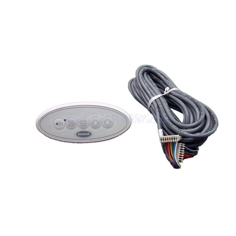 Y181940 Jacuzzi Pure Air 5 Button Control Panel, White - JW Services